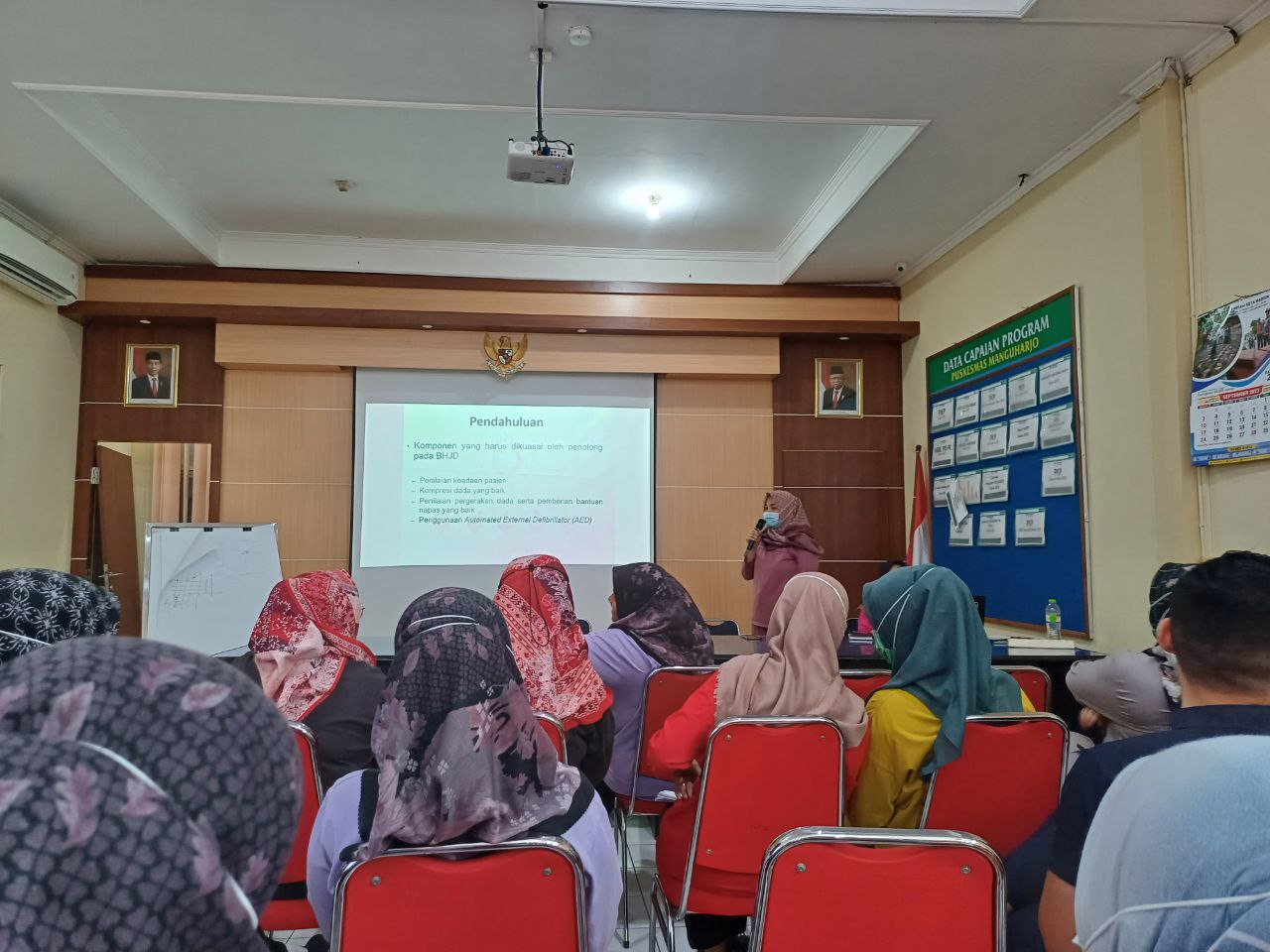 SOSIALISASI CODE BLUE – UPTD PUSKESMAS MANGUHARJO